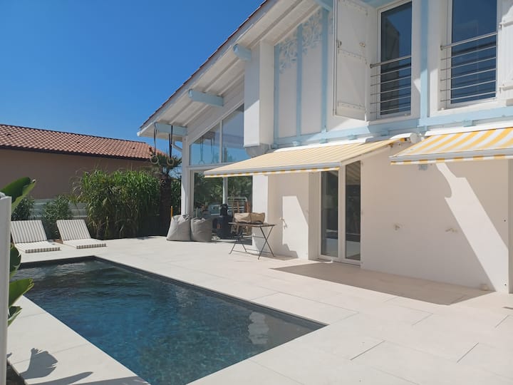 Villa Vue Océan, Piscine Chauffée, Tout à Pied - Biarritz