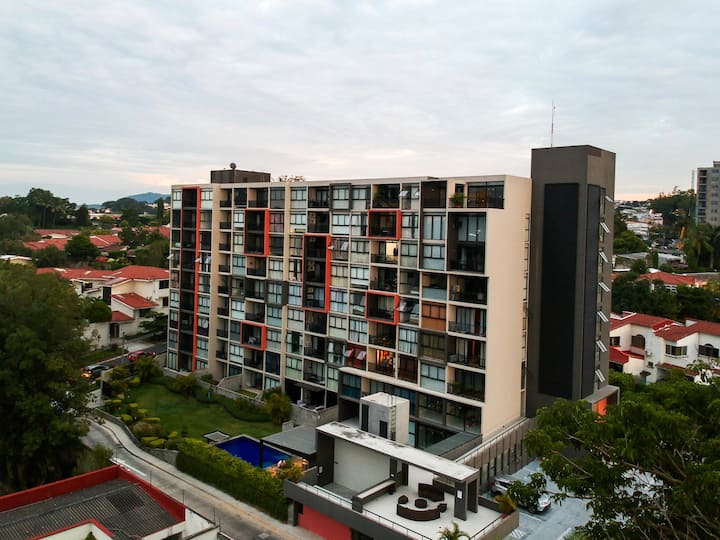 Apartamento Con Vista Al Volcán, Full A/c - San Salvador