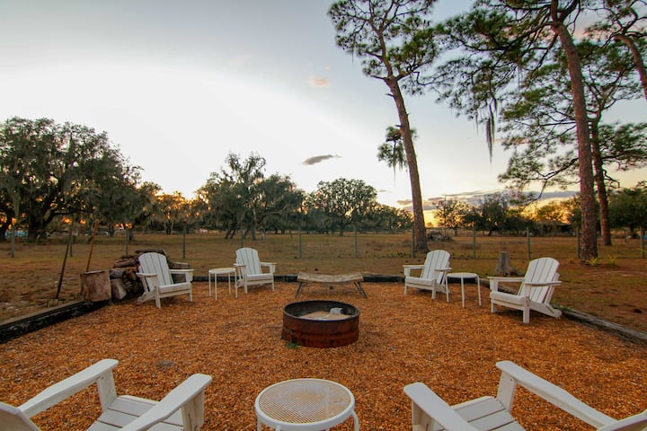 Clean Home On 10 Acres At Fire Oaks Ranch & Apiary - Sebring, FL