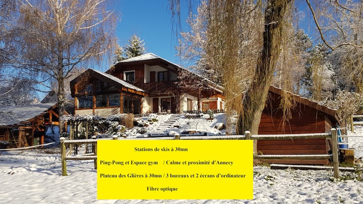 ⁂Maison 8p Entre Lac & Montagne Vue Exceptionnelle - Annecy