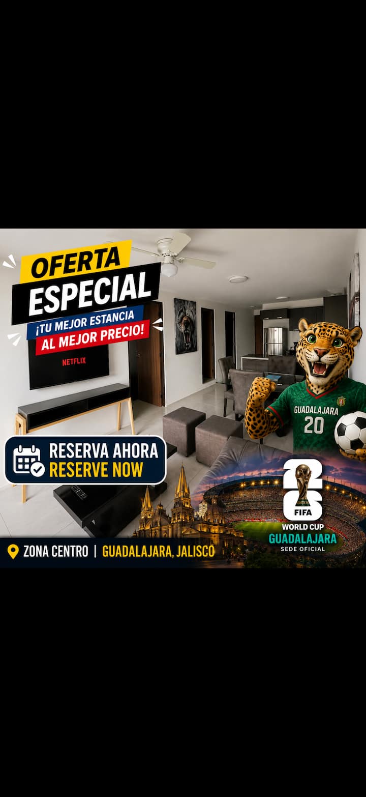 Punto Central, Centro, Alberca, Gimnasio, Elevador - Guadalajara, Mexico