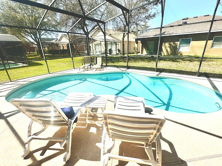 Family Villa | Heated Pool + Near Disney Parks - Davenport, FL