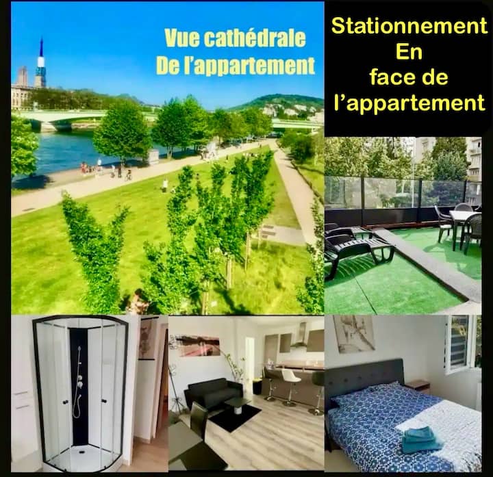 Spacieux Et Confortable, Terasse Plein Sud, Fibre - Rouen
