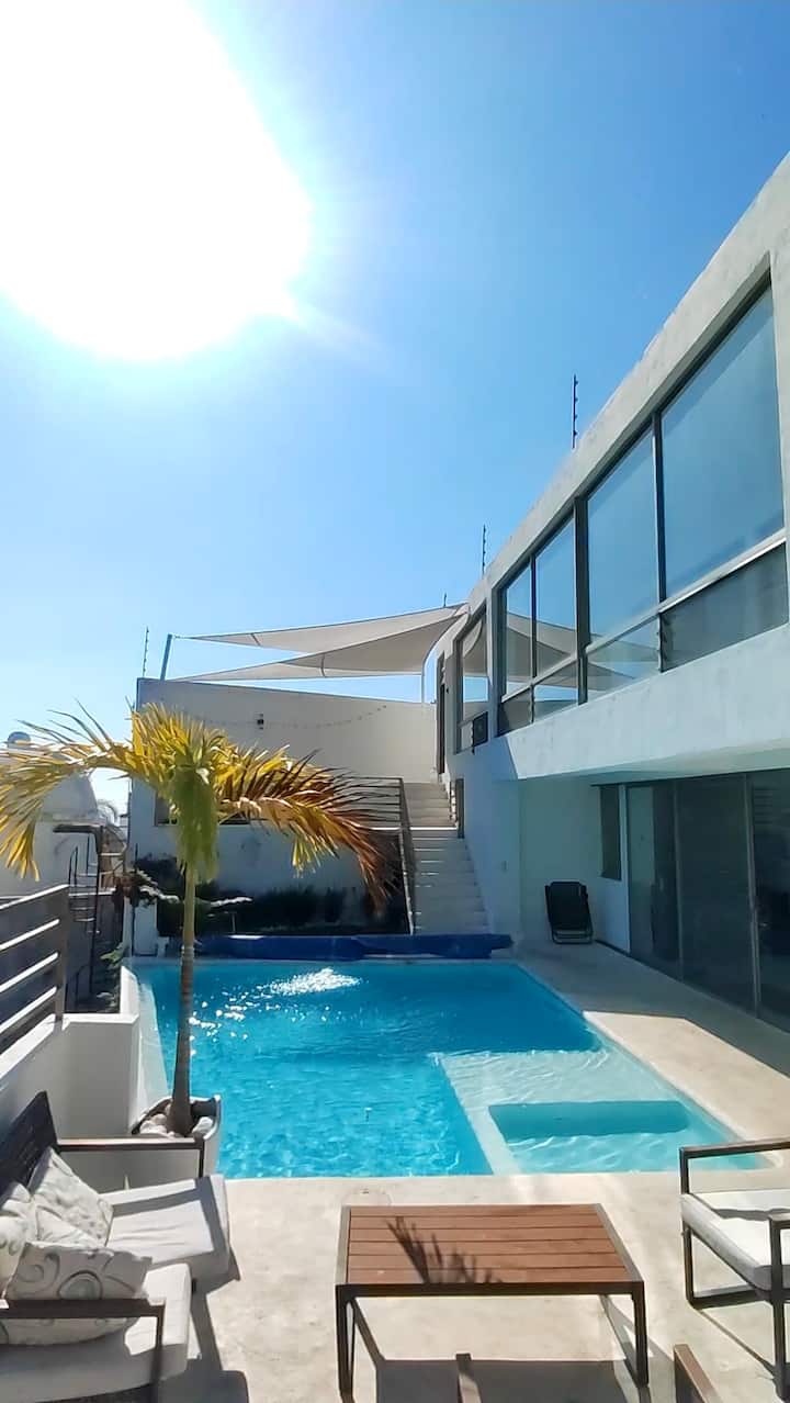 8 Guests, Villa Vista Al Viento, Heated Pool - Cuernavaca