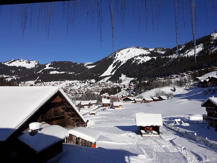 Studio Cosy Avec Balcon Et Vue Sur Les Montagnes - Châtel