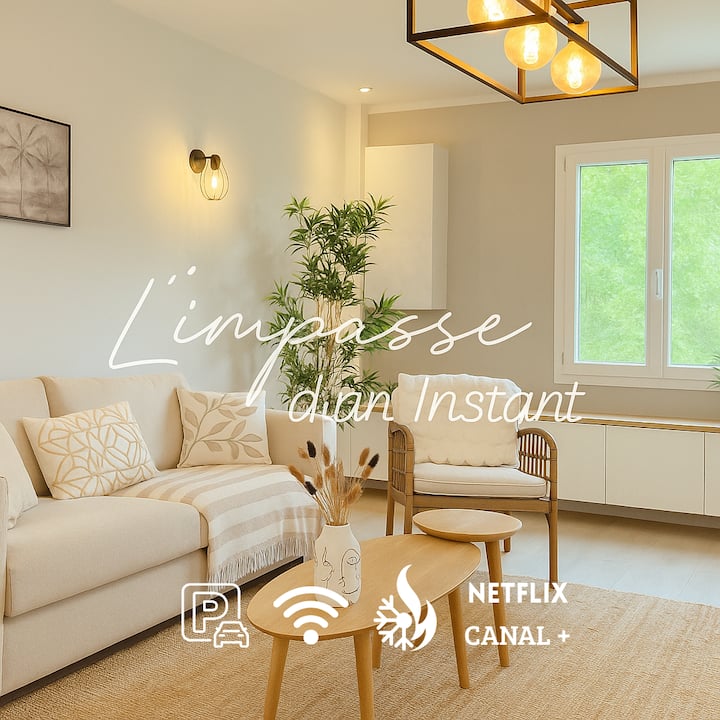 °Impasse D'un Instant° 8min Aix / Clim & Parking - Venelles