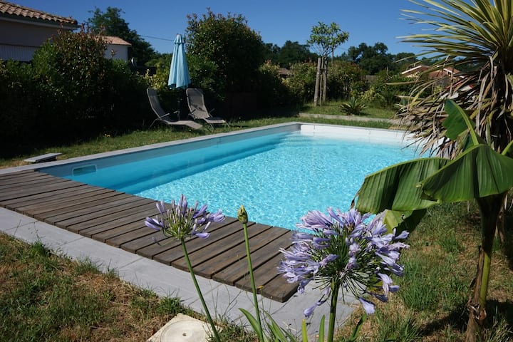 Maison De Vacances Avec Piscine Idéalement Située - Carcans