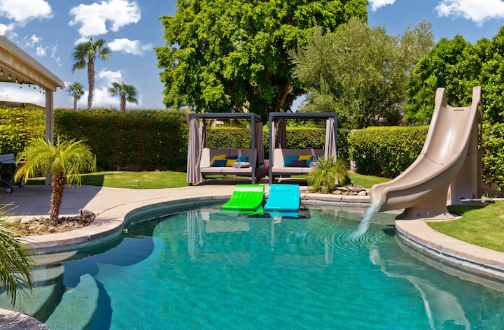 Home Theater, Arcade Games, Water Slide, Pool &Spa - Bermuda Dunes, CA