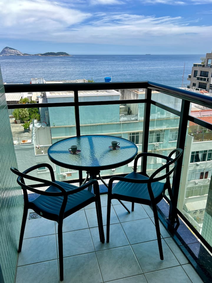 1bdr 190m Ipanema Beach, Pool, Parking, Ocean View - Rio de Janeiro