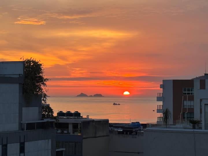 1bdr 190m Ipanema Beach, Pool, Parking, Ocean View - Rio de Janeiro