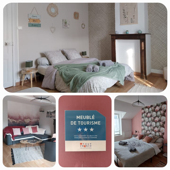 "Les 4 Fils Aymon"
Maison Chaleureuse Et Cosy - Lac des Vieilles Forges