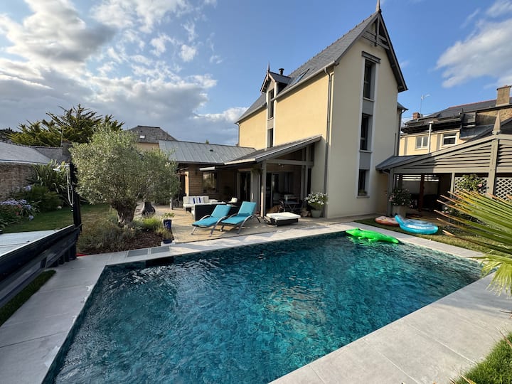 Villa Bord De Mer à Lancieux Avec Piscine - Lancieux