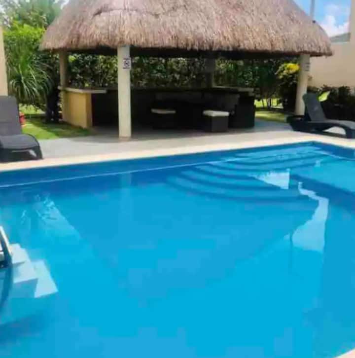 Bright Luxury Apartment With Swimming Pool - Cozumel