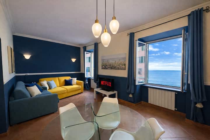 Nervir•trois Fenêtres Vue Mer•1 Chamb•parkingprivé - Gênes