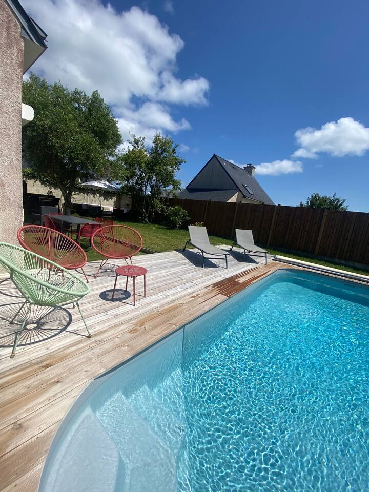 Maison Avec Piscine Au Calme - Plage de Quiberon