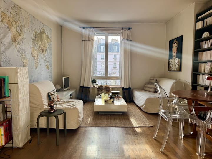 Cozy Parisian 1-bedroom Flat For 2/3 - París
