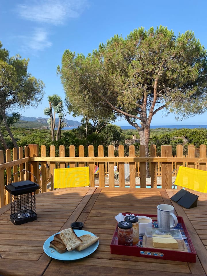 Villa à 700m Plage Argentella + Piscine Privée - Korzika