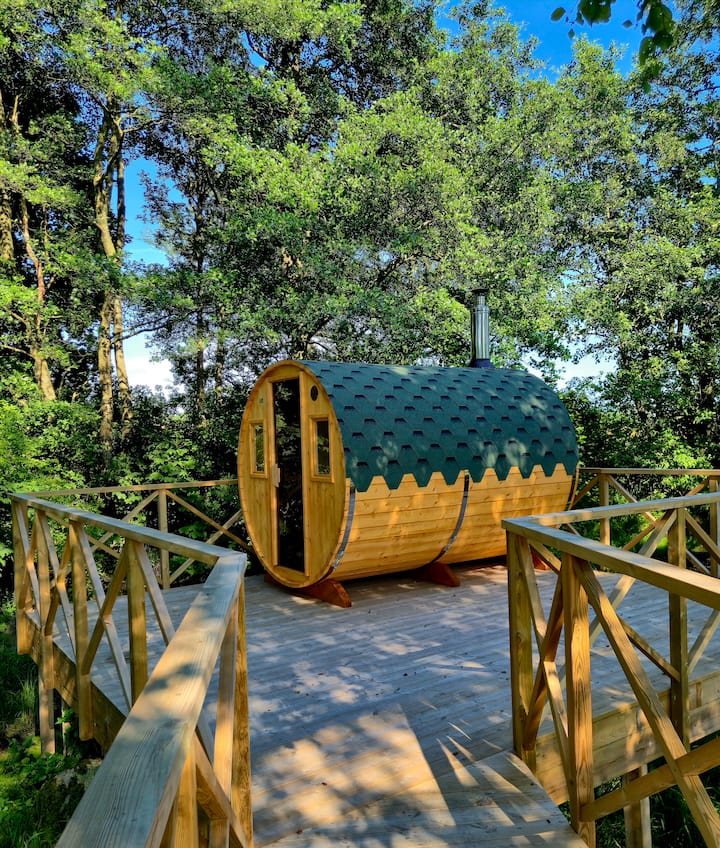 Vinkelbyggd Skånelänga Med Bastu! Eget Boende - Skåne län