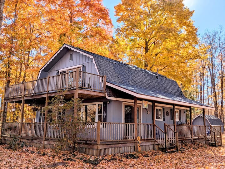 The Sunflower Chalet- 1 Minute To Mullett Lake - Mullett Lake, MI