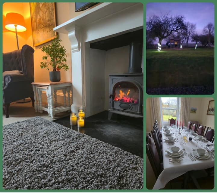 The Elms- Games Room, Play Area, Hot Tub, Log Fire - Devon