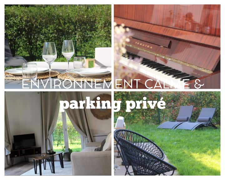 Appartement Avec Jardin Et Parking, Proche Forêt - Chantilly