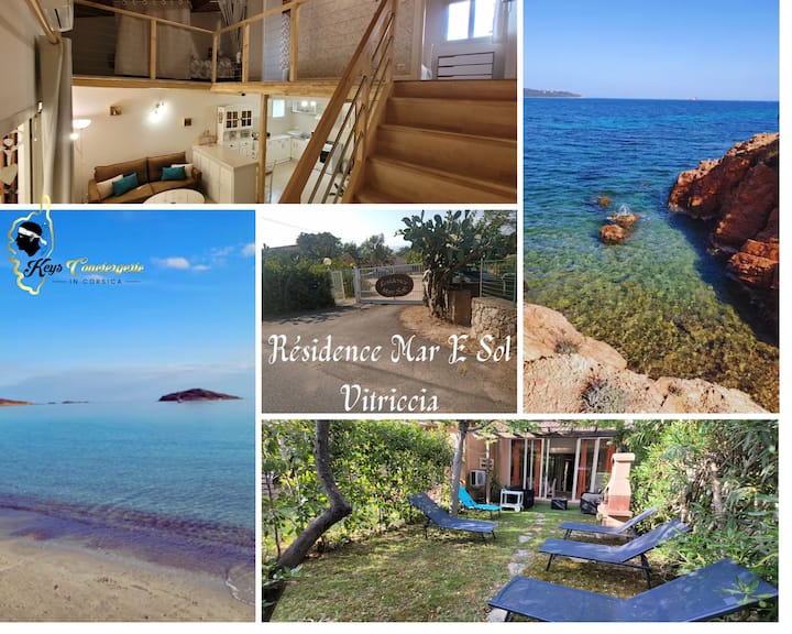 Jolie Duplex 8 Pers - Plage De Pinarellu à Pied - Sainte-Lucie-de-Porto-Vecchio