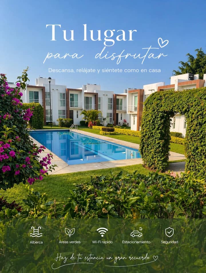 House With Pool Near Event Gardens - Jiutepec