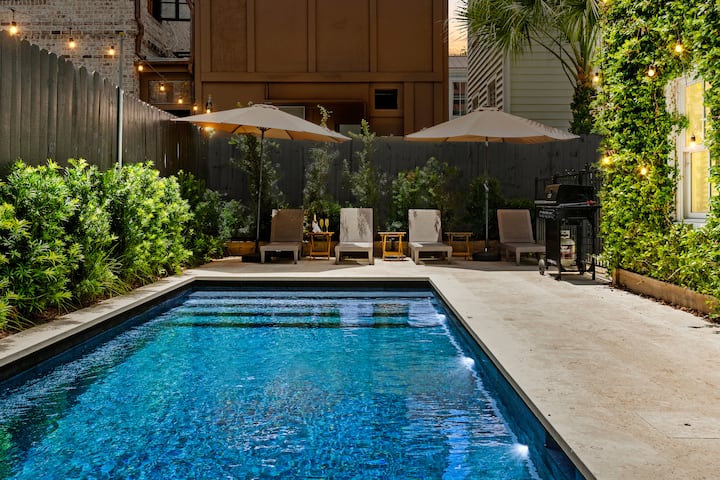 Rooftop Patio | Private Pool | The Athena - Folly Beach, SC