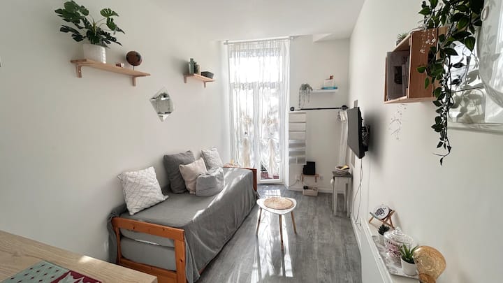 Studette Cosy Centre Ville Avec Balcon&wifi - Presqu'île de Giens