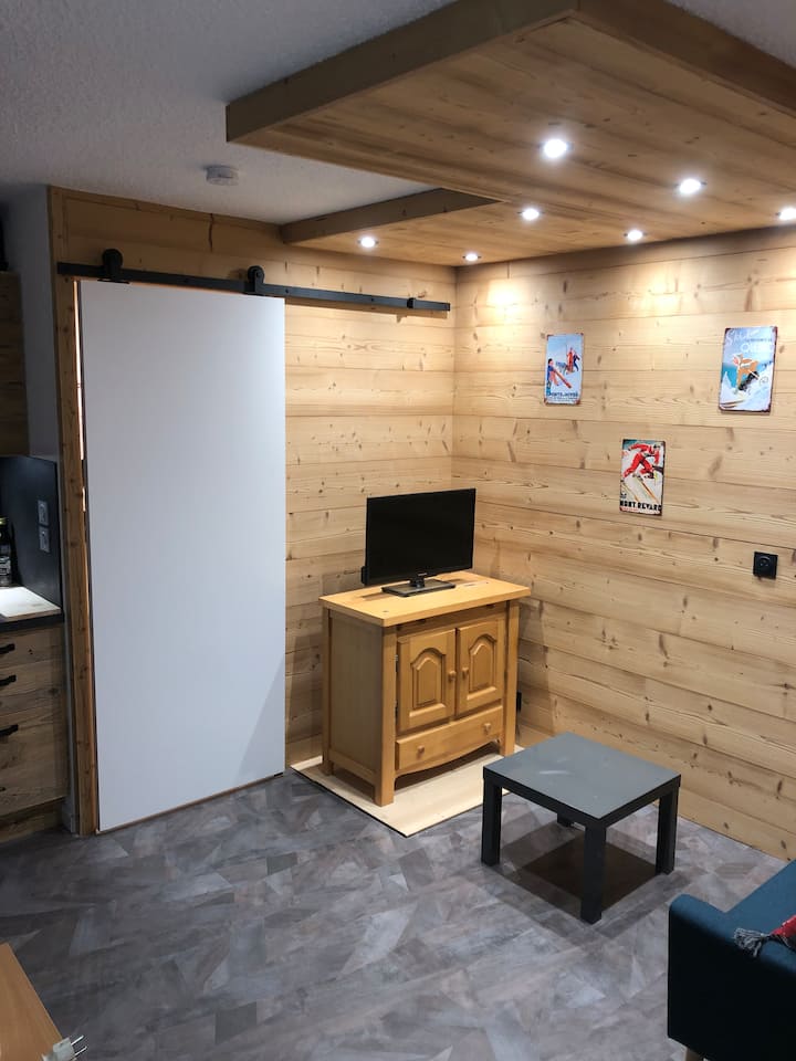 Appartement Cocooning Au Pieds Ds Pistes Av Balcon - Saint-François-Longchamp