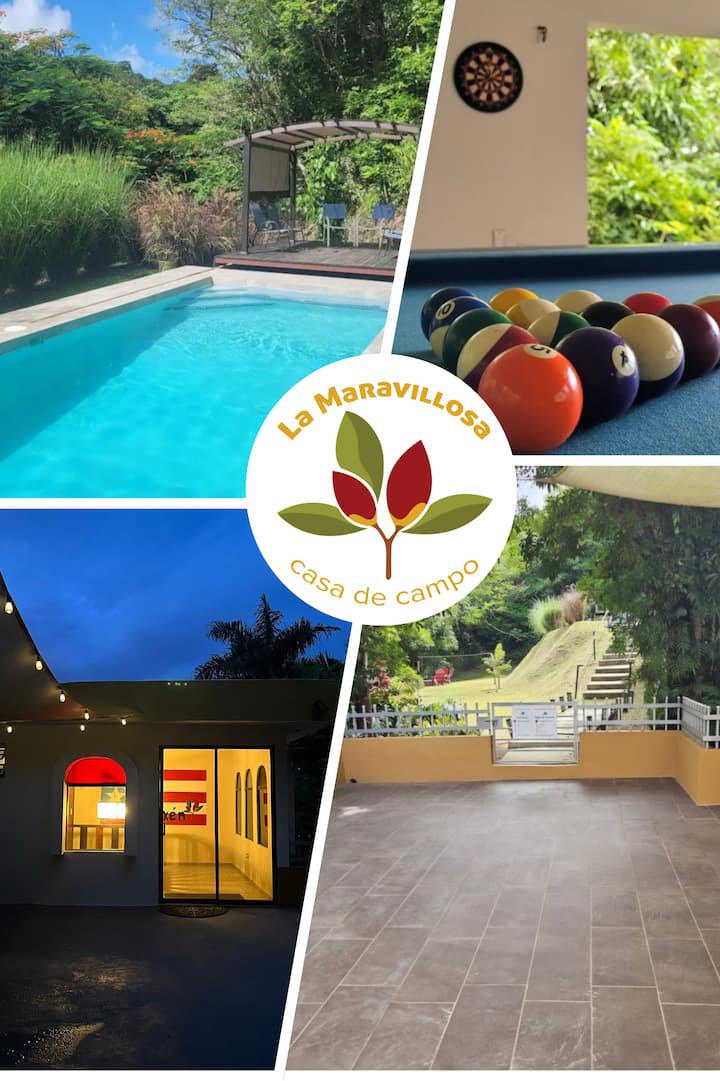 Carolina - Country House Pool Fire Pit Terraces - Puerto Rico