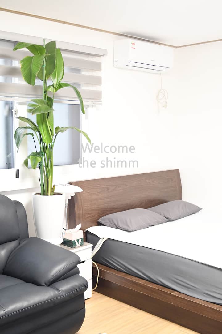 •황리단길, 터미널 근처 경주 중심에 위치•요리 가능•청결•편안•쉼이 되는 공간• 더 쉼3 - Gyeongju-si