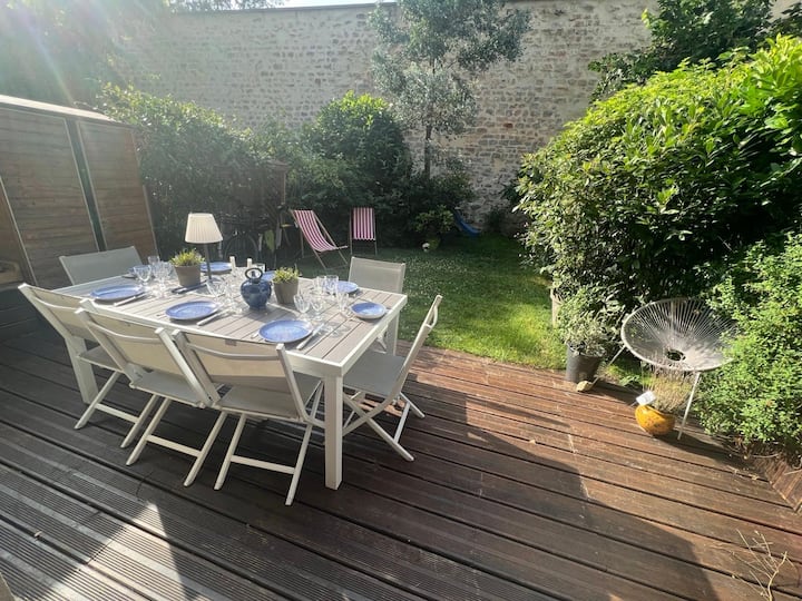 Maison & Jardin (Buttes Chaumont) / 5 Chambres - Paris