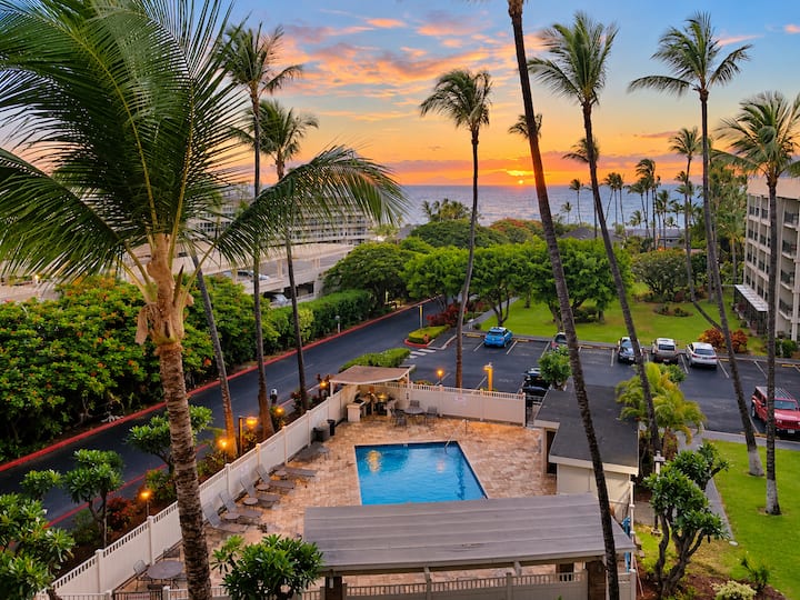 Airy Kihei Renovated Condo Ocean Views Spacious Lanai Near Kamaole Beach - Maui, HI