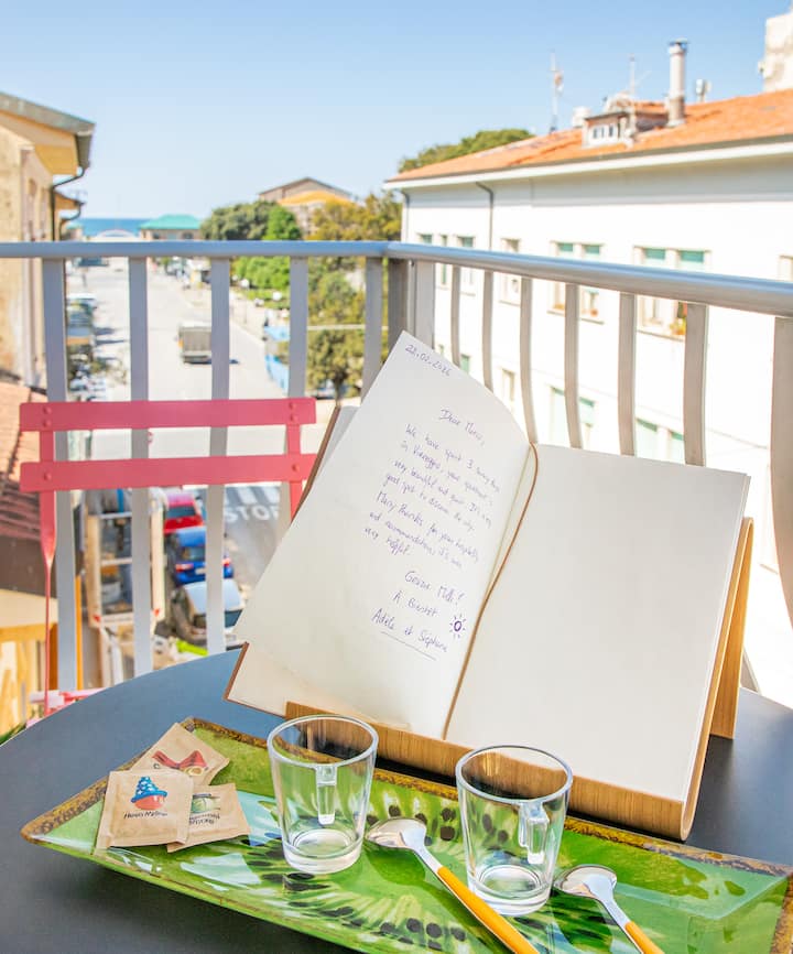 Sea View Penthouse - Puccini Festival - A/c - Viareggio