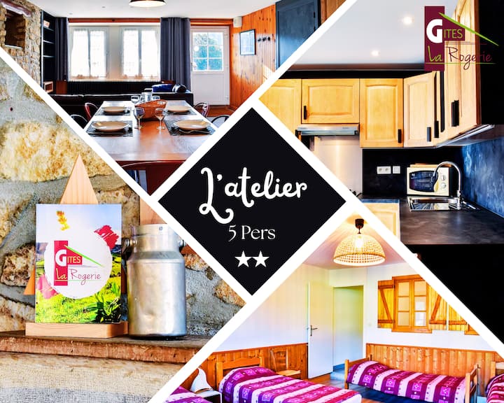 Gite "L'atelier"- La Rogerie - 5 Personnes - Clairvaux-les-Lacs