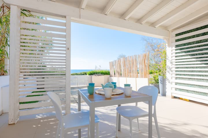 Villino Fronte Mare 4/5 Posti Letto Posto Auto - Torre San Giovanni