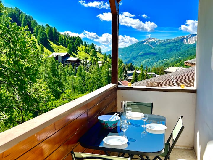 Appartement Duplex "La Foux D'allos" 4 Pers - 27m² - Allos