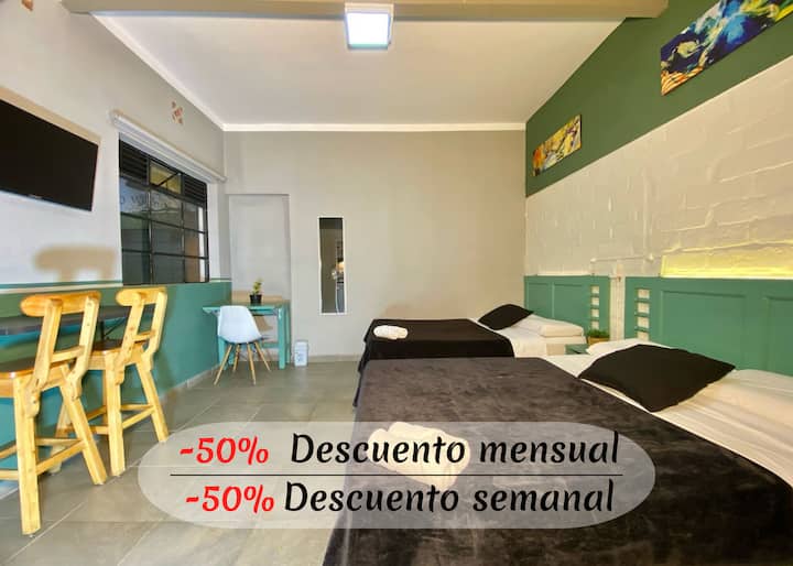 516 Apt. Free Cleaning 500mgs (-50% Week-month) - Medellín