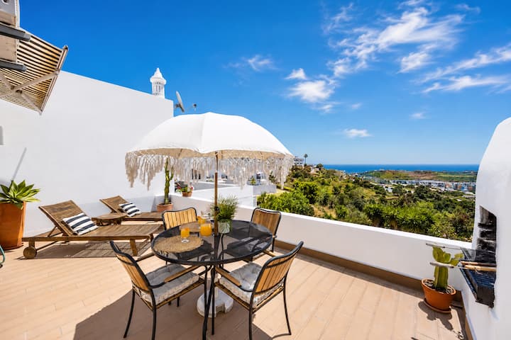 Vue Panorama Mer&marina, Piscine,centre 15min Pied - Albufeira