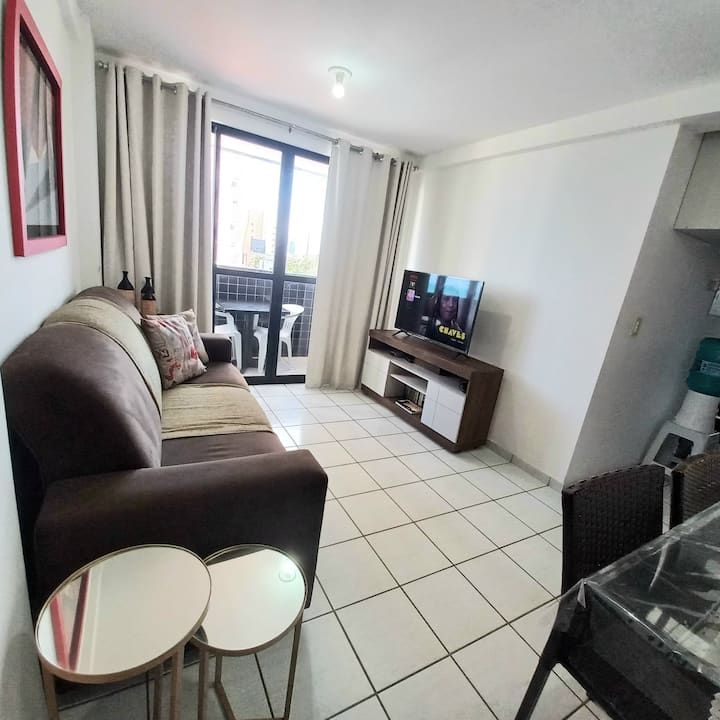 Apto Vista P/ Mar Av Praia De Ponta Negra - 1 Dorm - Natal