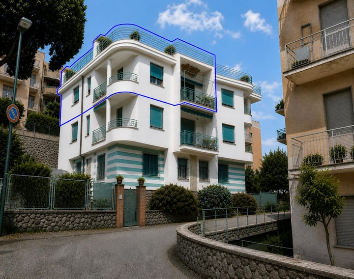 Appartamento Liberty Con Garage Vicino Portofino - Rapallo
