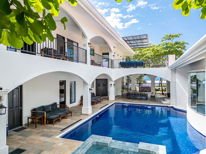 Sleeps 32 | Direct On Beach: Pool, Hot Tub, Games! - Puntarenas Province