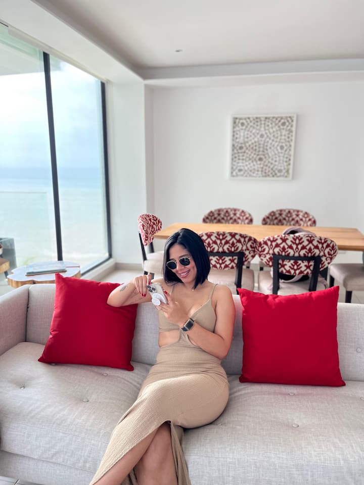 Departamento Frente Al Mar En Manta - Manta