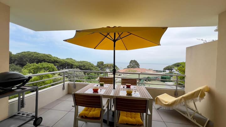 T2 Spacieux, 50 M Des Plages, Vue Panoramique Mer - Sainte-Maxime