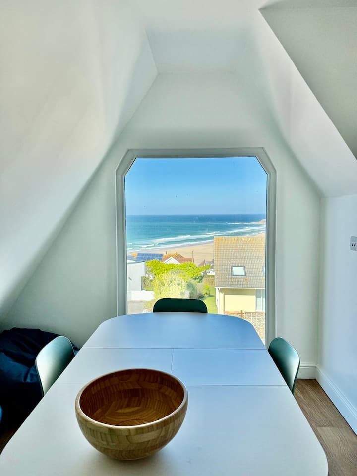 Penthouse Sea View Newquay Fistral Beach 3min Walk - Newquay