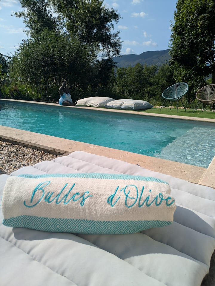 Bulles D'olive Provence - Piscine & Jacuzzi - Nyons