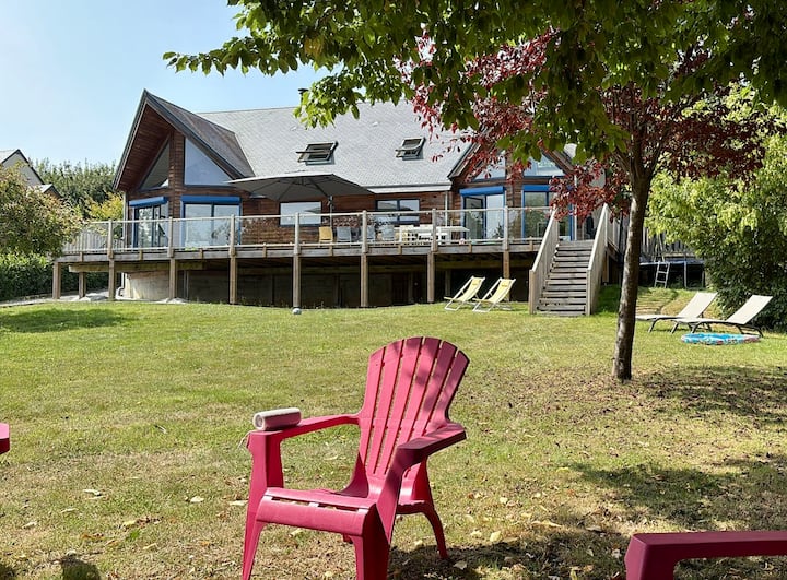 Spacieuse Et Lumineuse Maison En Bois Sur 1500 M2 - Houlgate