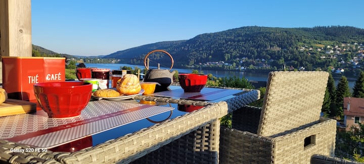 Appartement Cosy-grande Terrasse Pleine Vue Lac - Gérardmer
