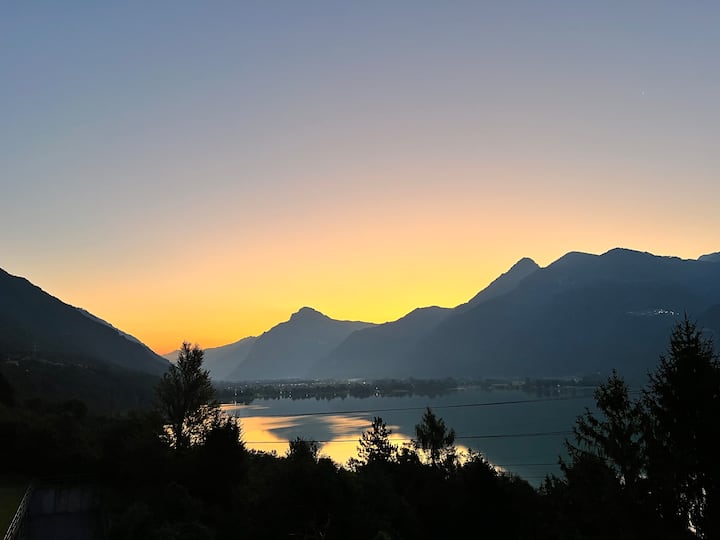 Casa Al Lago Idro Stile Baita Con Spiaggia Privata - Bondone